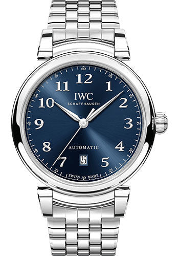 IWC Da Vinci Automatic Watch - 40.4 mm Stainless Steel Case - Blue Dia