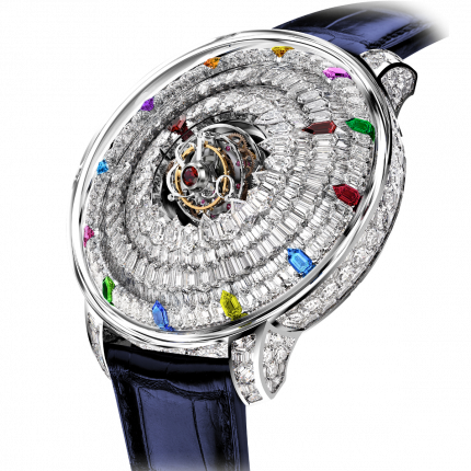Jacob & Co. The Mystery Tourbillon Diamond & Rainbow Index 50 mm SN800